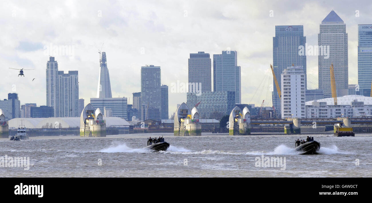 Security rehearsal begins for games Stock Photo - Alamy