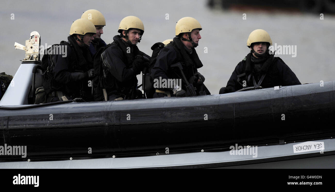 Security rehearsal begins for games Stock Photo - Alamy