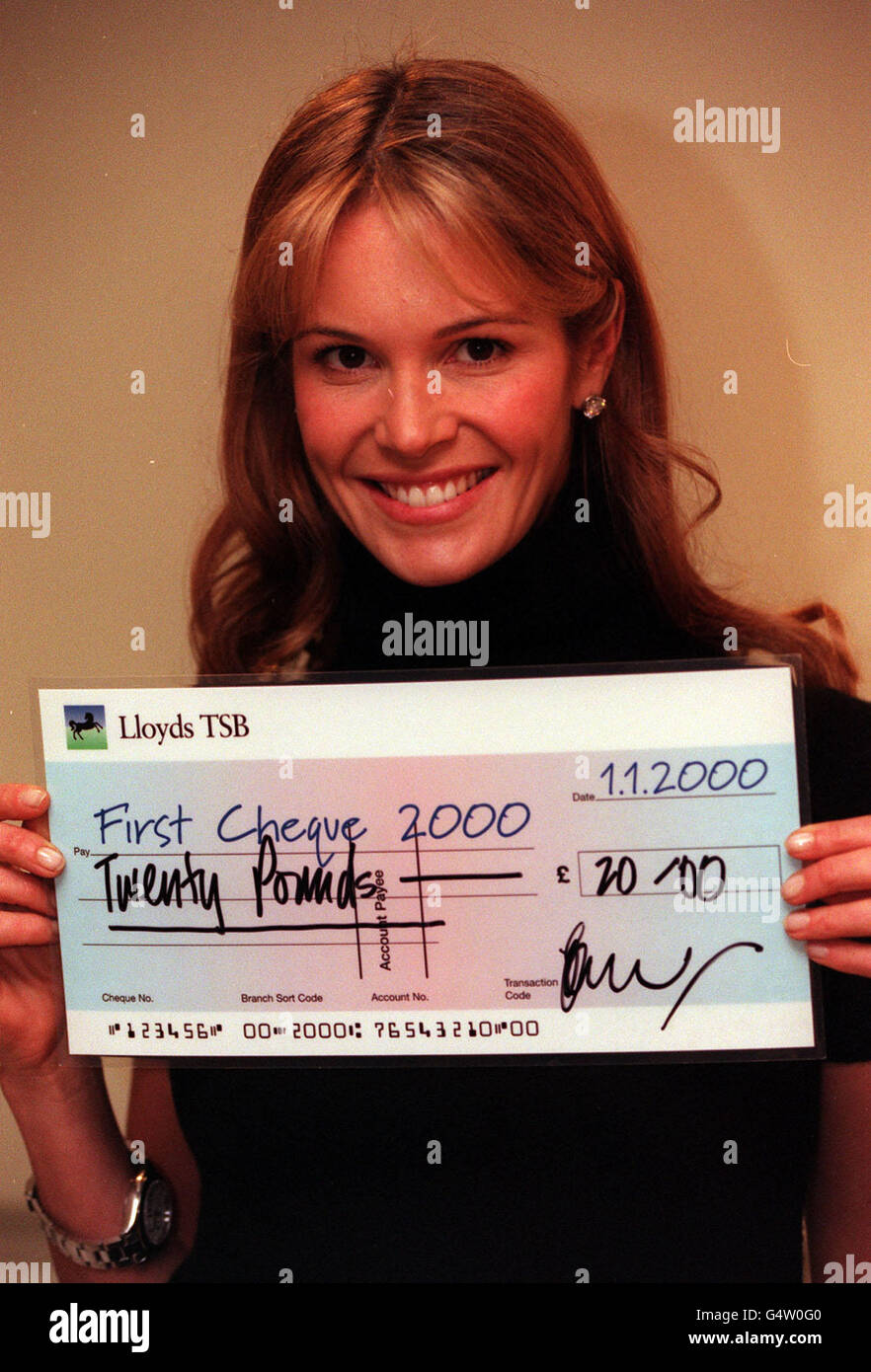 First cheque hi-res stock photography and images - Alamy