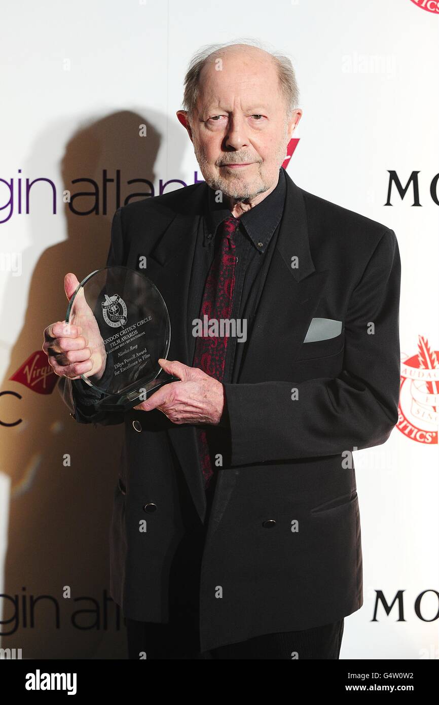 Nicolas Roeg with The Dilys Powell Award at the 2012 London Critics ...