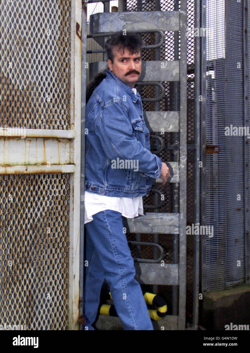 Loyalist Prisoner Michael Stone, as he leaves the Maze Prison in ... Loyalist Prisoner Michael Stone, as he leaves the Maze Prison in ...