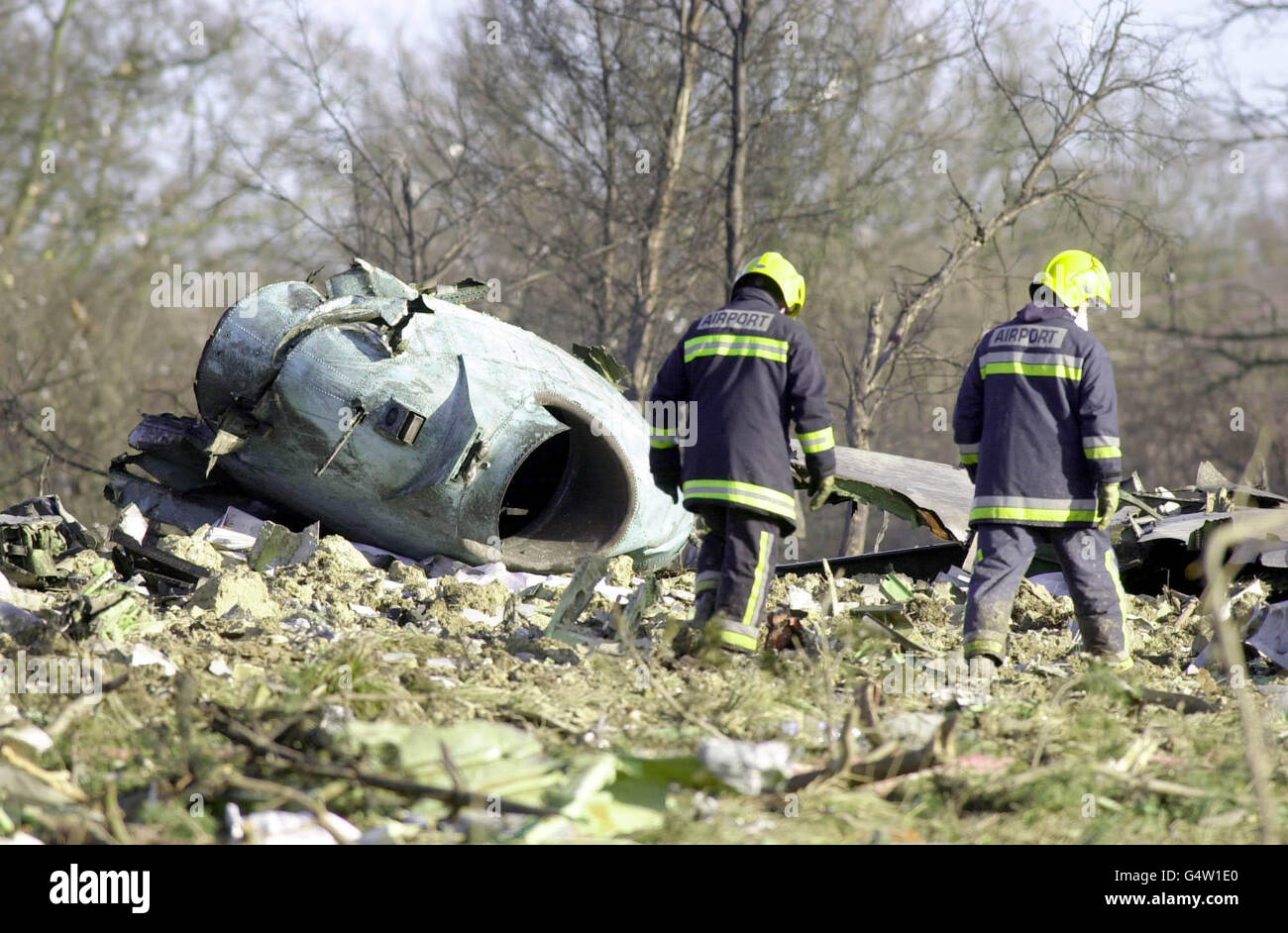 Air crash scene Stock Photo - Alamy