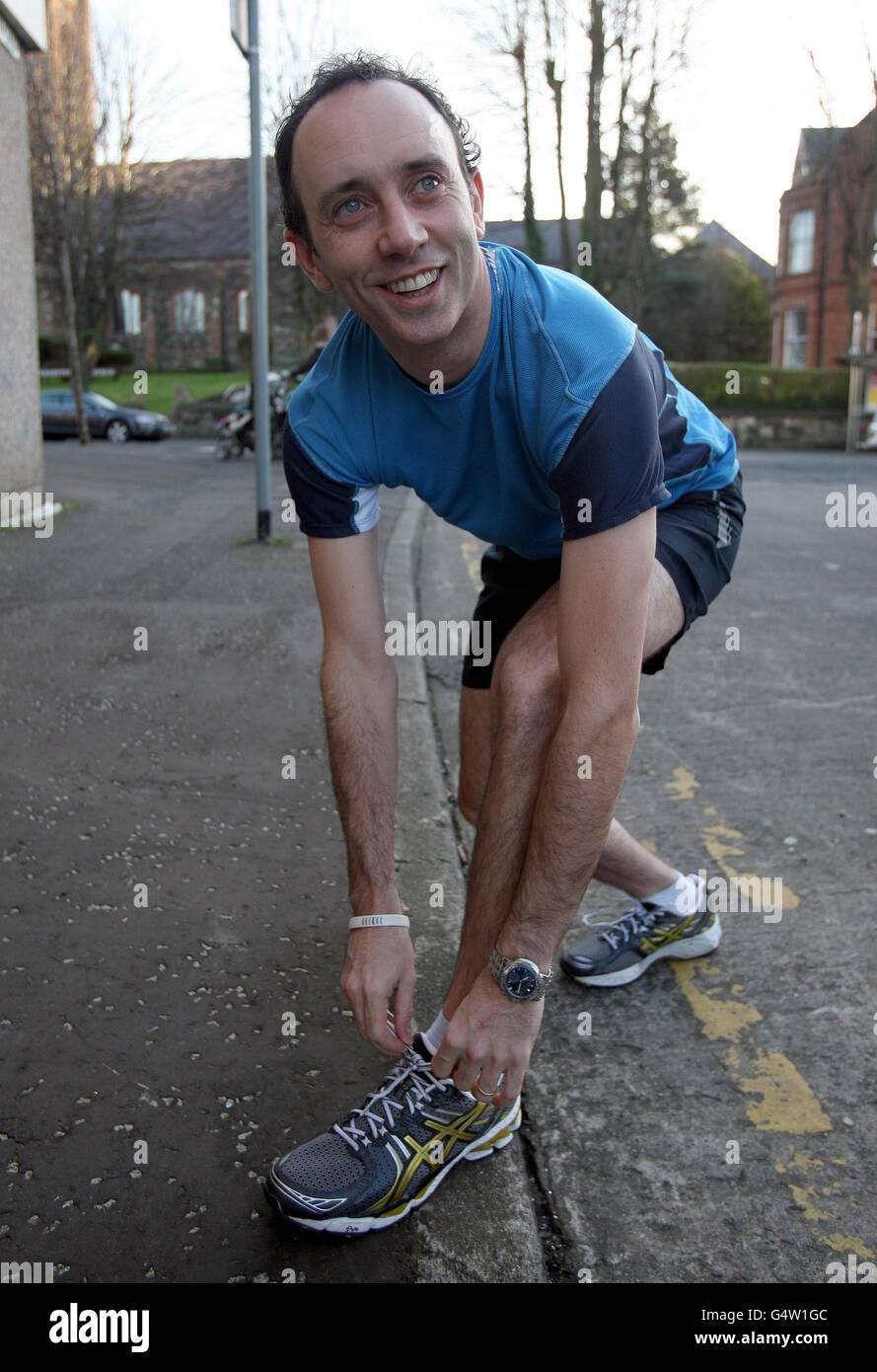 SDLP Assembly member Conall McDevitt training in Belfast, ahead of ...