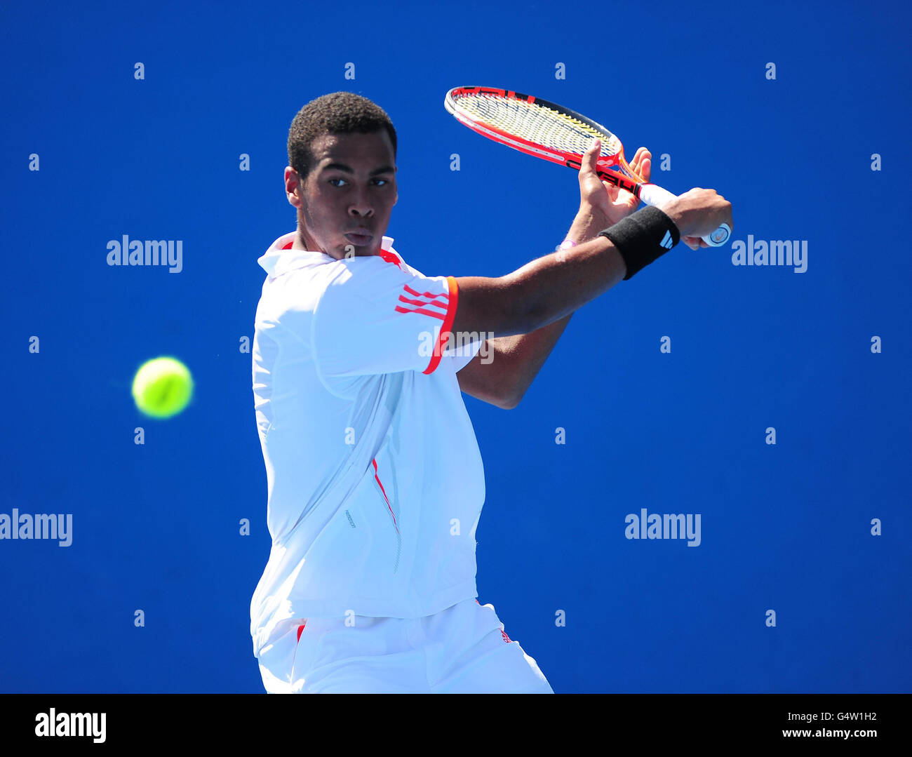 Great Britain's Joshua Ward-Hibbert in action against Ausralia's ...
