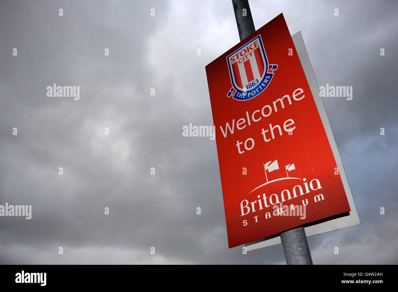 Football welcome sign general view hi-res stock photography and images ...