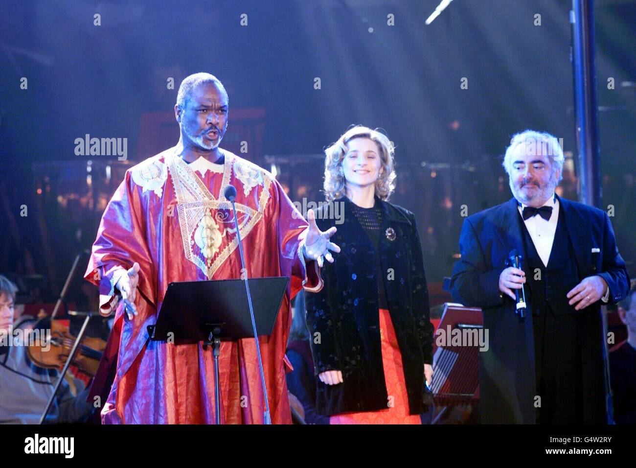 Opera singer Willard White during the dress rehearsals for the opening ...
