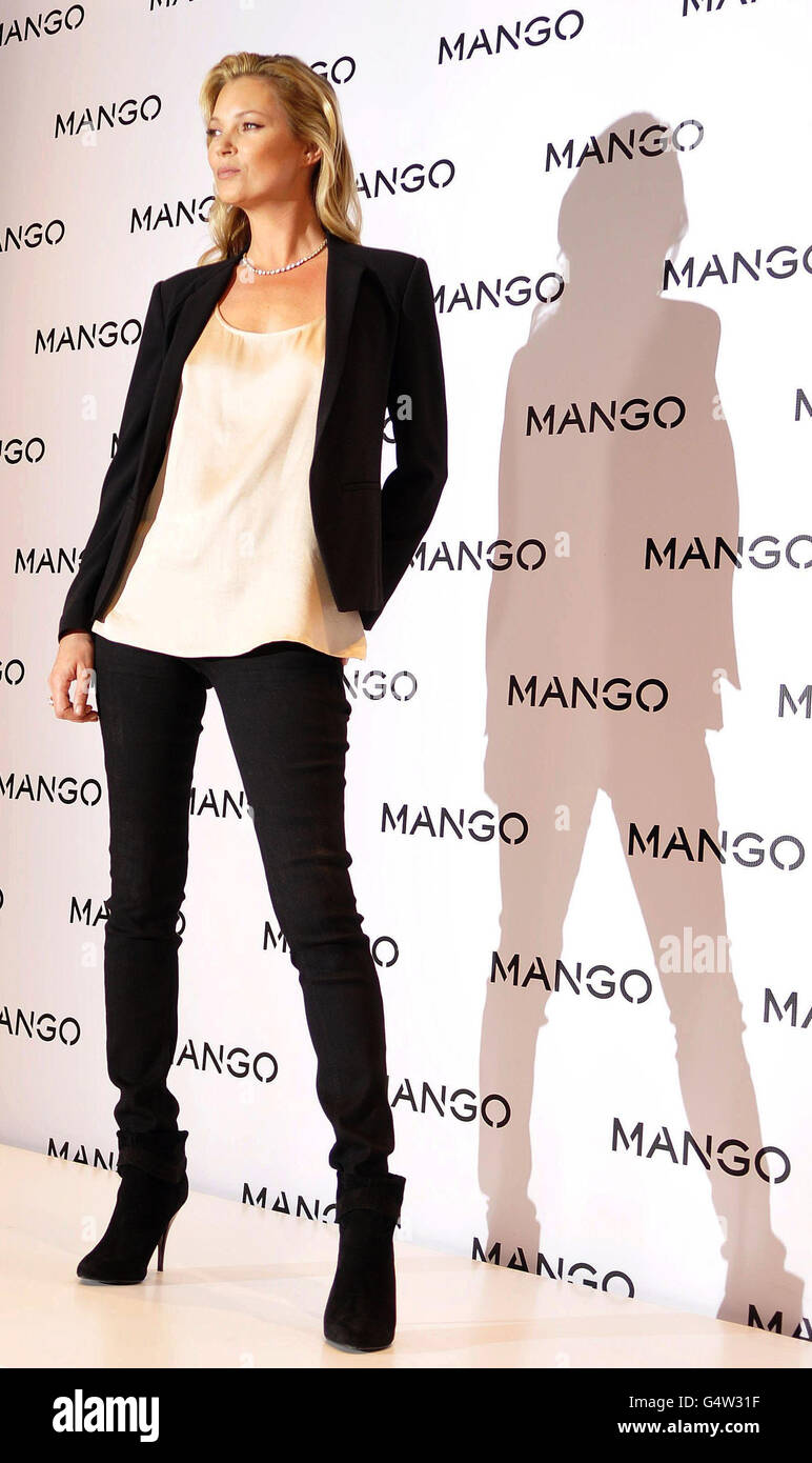 Kate Moss Unveiled New Face Clothing Store Mango High Resolution Stock ...