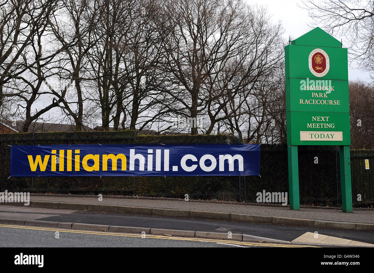 Entrance to haydock park hi-res stock photography and images - Alamy