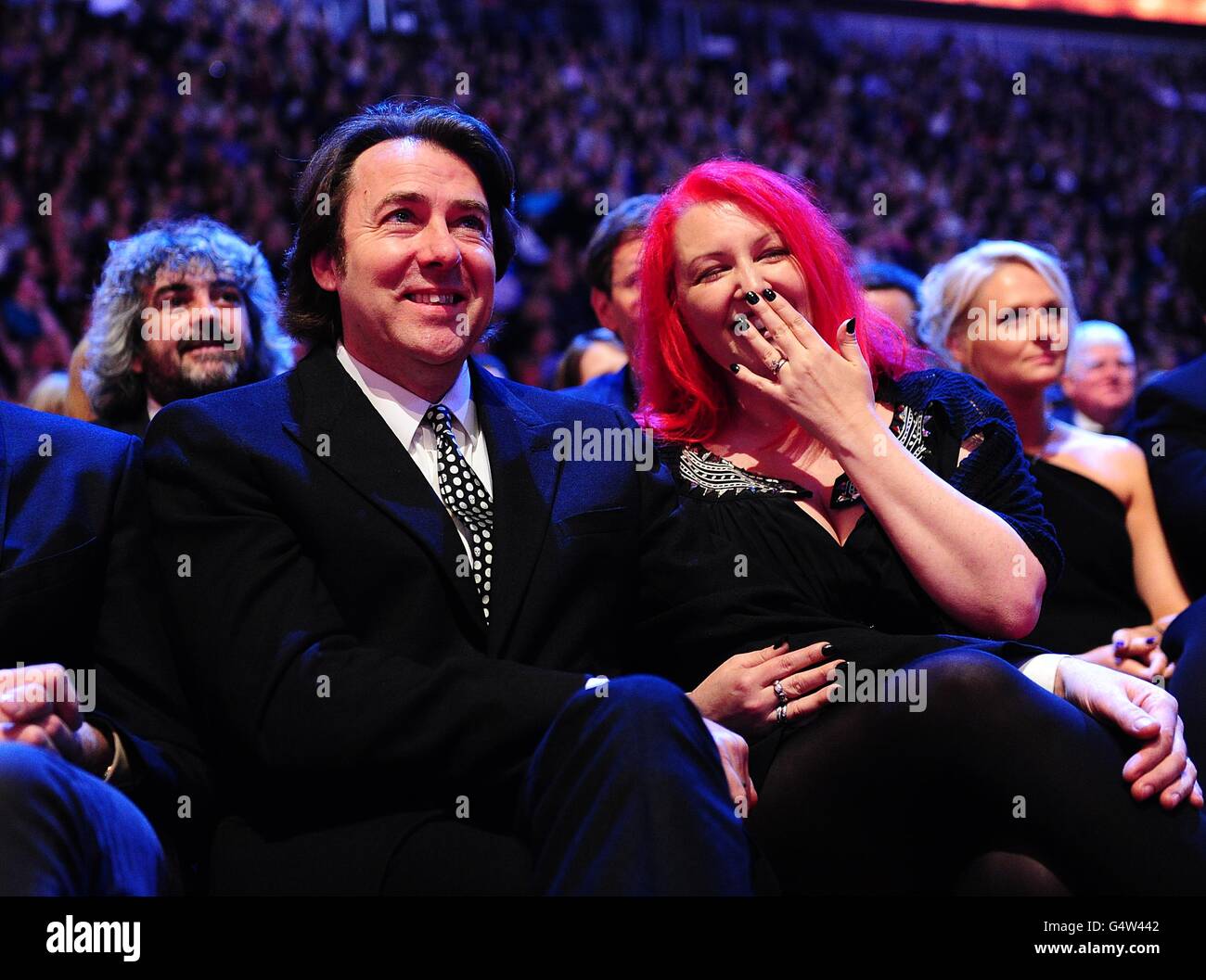 National Television Awards 2012 - Show - London. Jonathan Ross and wife ...