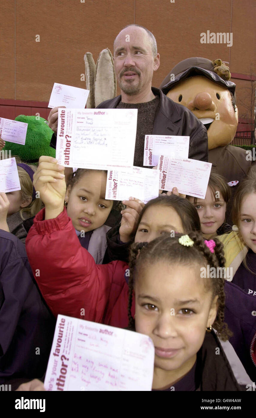 Actor author nigel planer at the british library in london hi-res stock ...