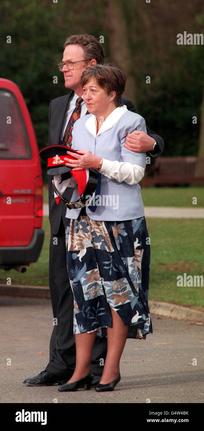 Rita and John Restorick, the parent of Lance Bombadier Stephen ...