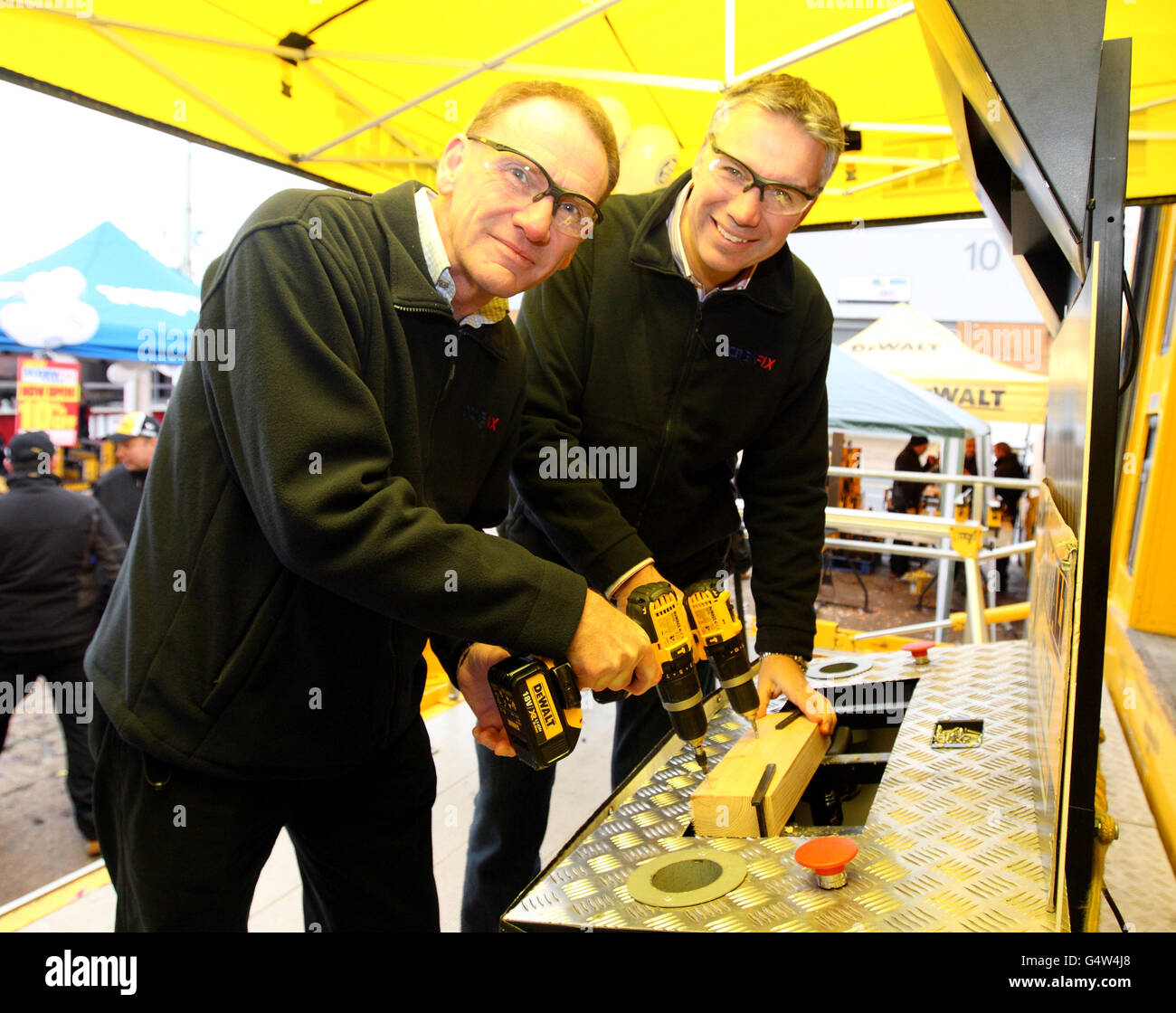 Steve Willett CEO of Screwfix (left) and Kingfisher Chief Executive ...