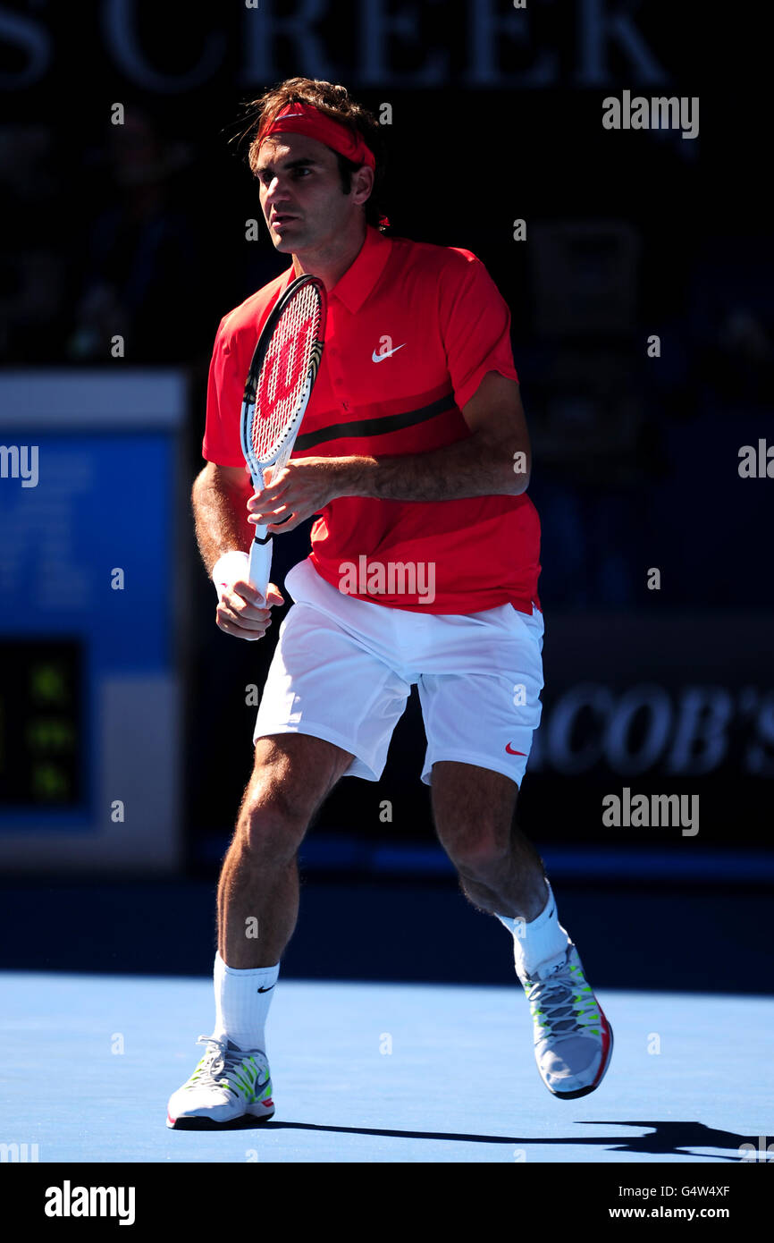 Tennis - 2012 Australian Open - Day Nine - Melbourne Park. Switzerland ...