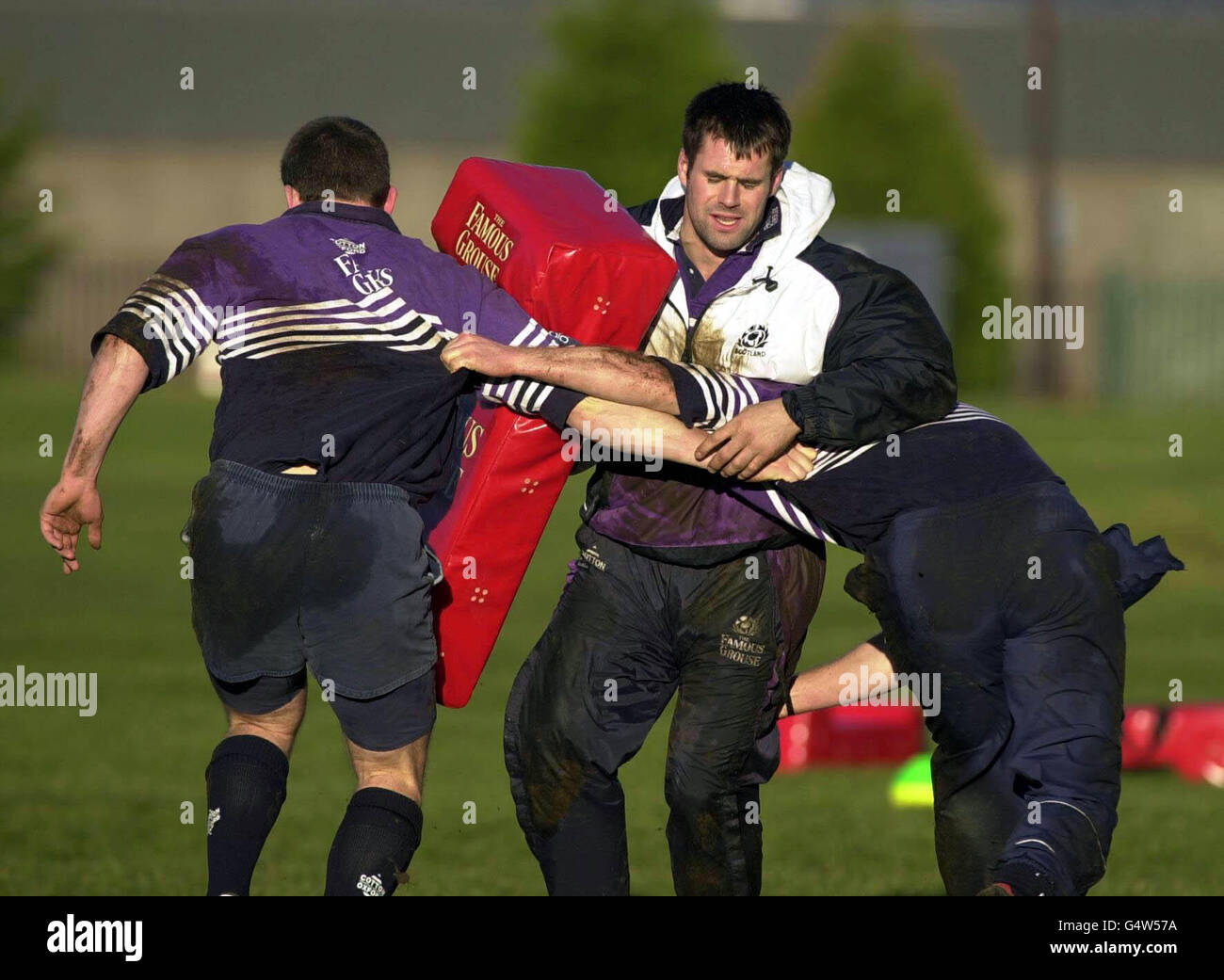 Scotland Rugby Training Stock Photo - Alamy
