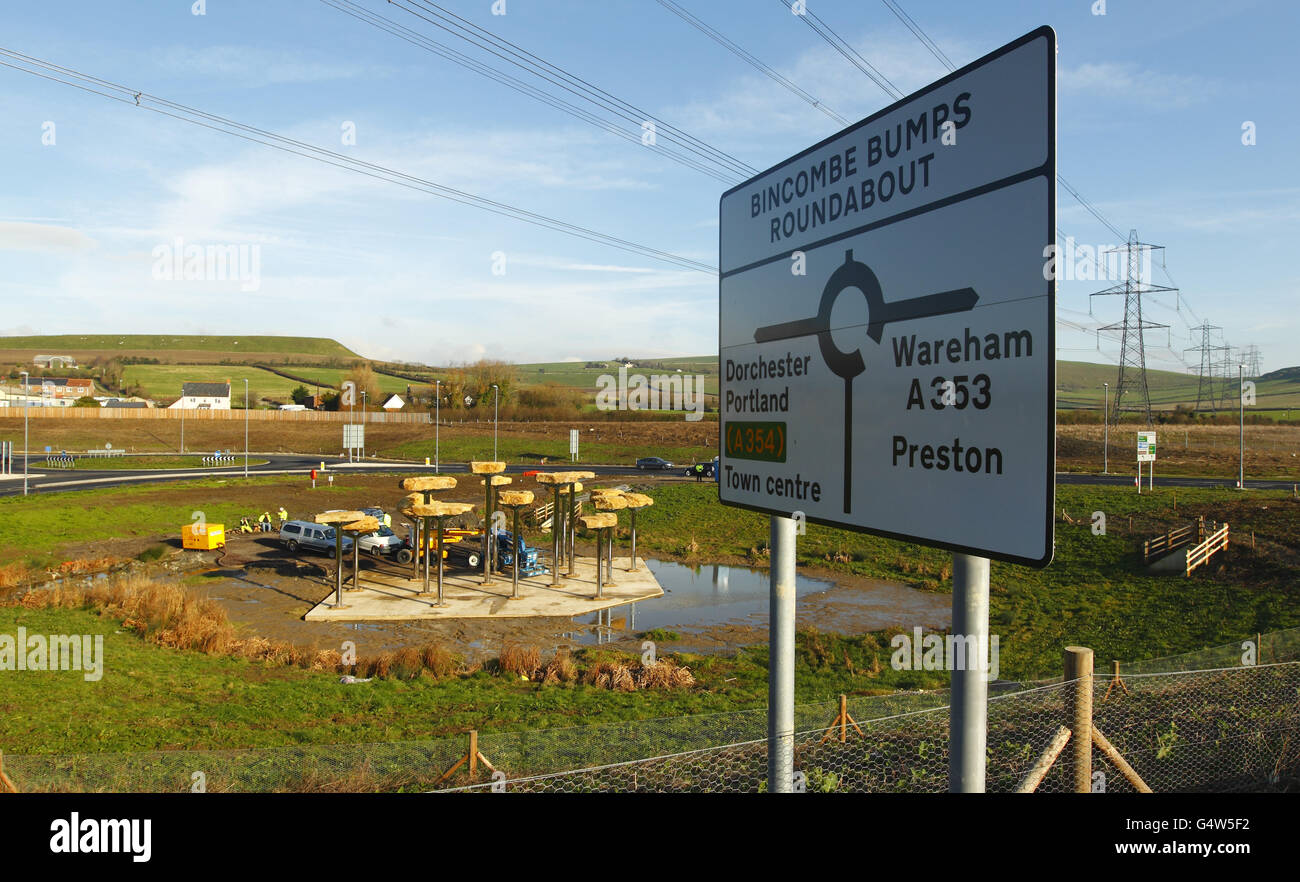 335,405 project is set in a balancing pond between the Bincombe Bumbs ...