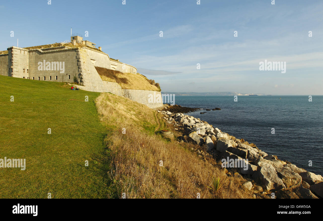 Nothe fort is a fort in weymouth hi-res stock photography and images ...