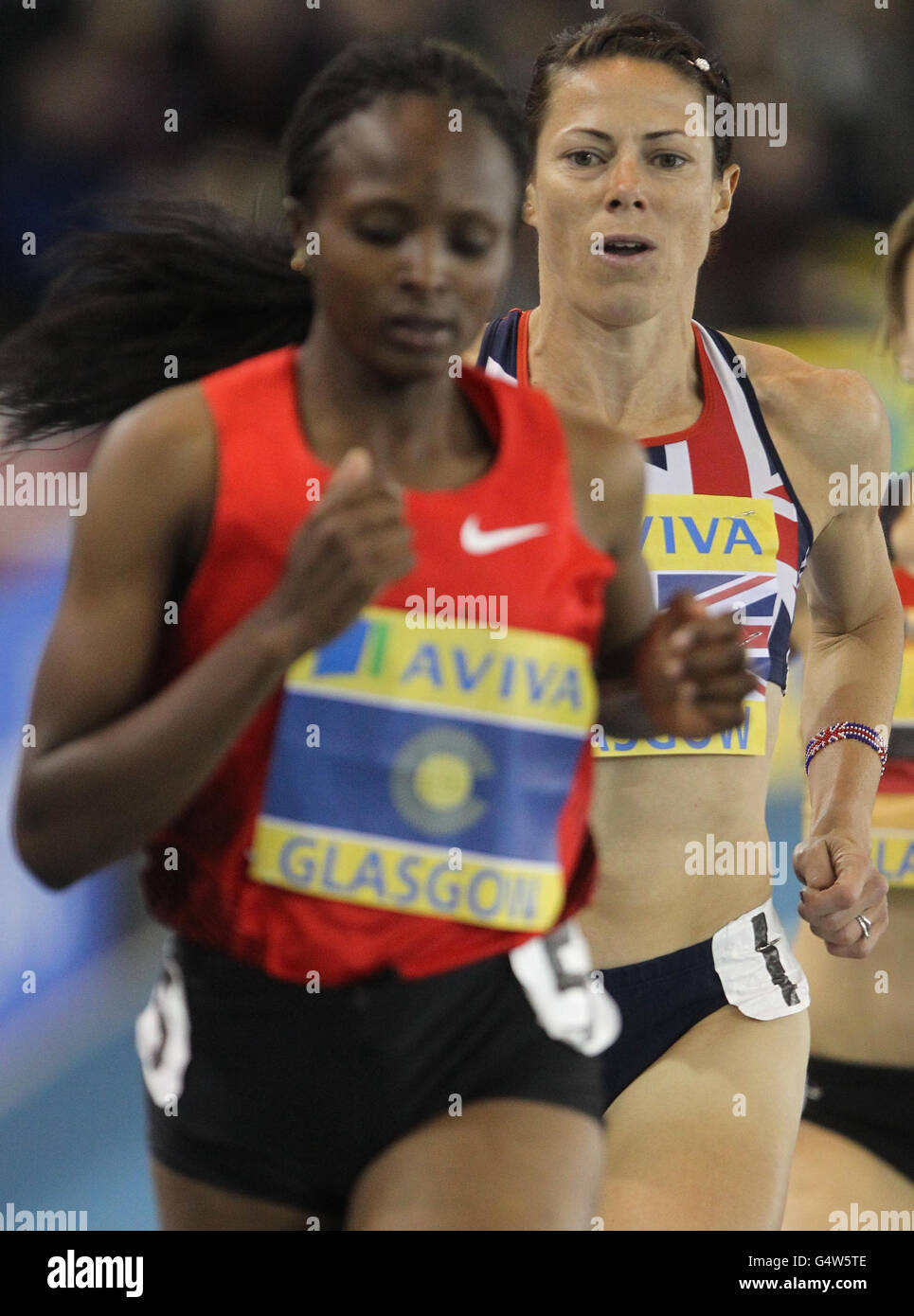 Athletics - Aviva International - Kelvin Hall. Great Britain's Helen ...