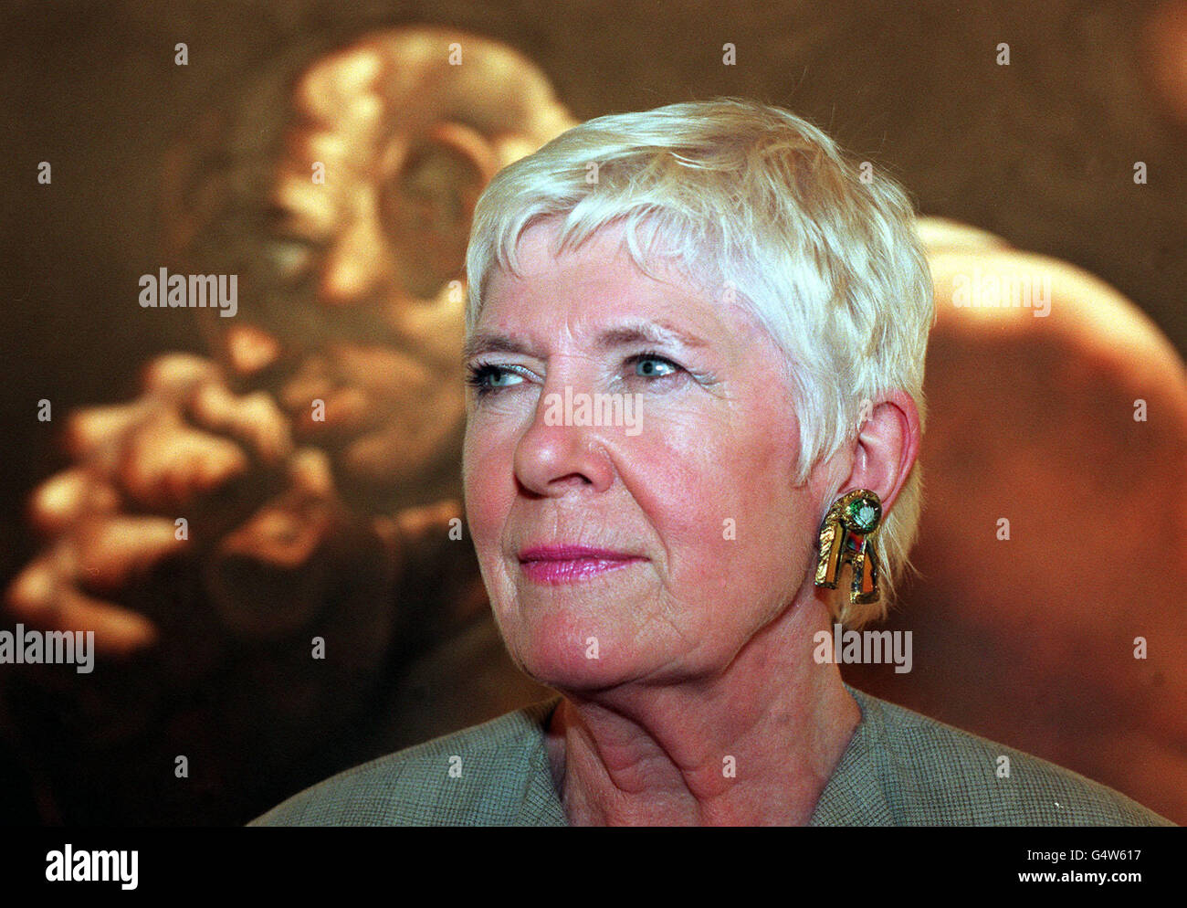 Angela Flowers at the ART 2000 exhibition at the Business Design Centre ...