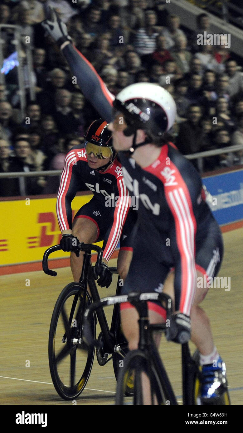 Cycling - Revolution Track Series - Manchester Velodrome Stock Photo ...