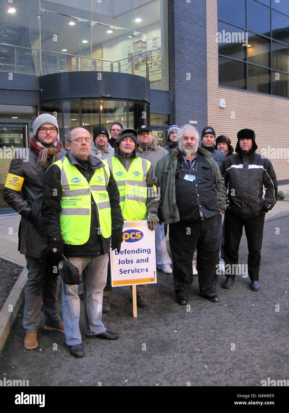 Tax office workers strike Stock Photo - Alamy