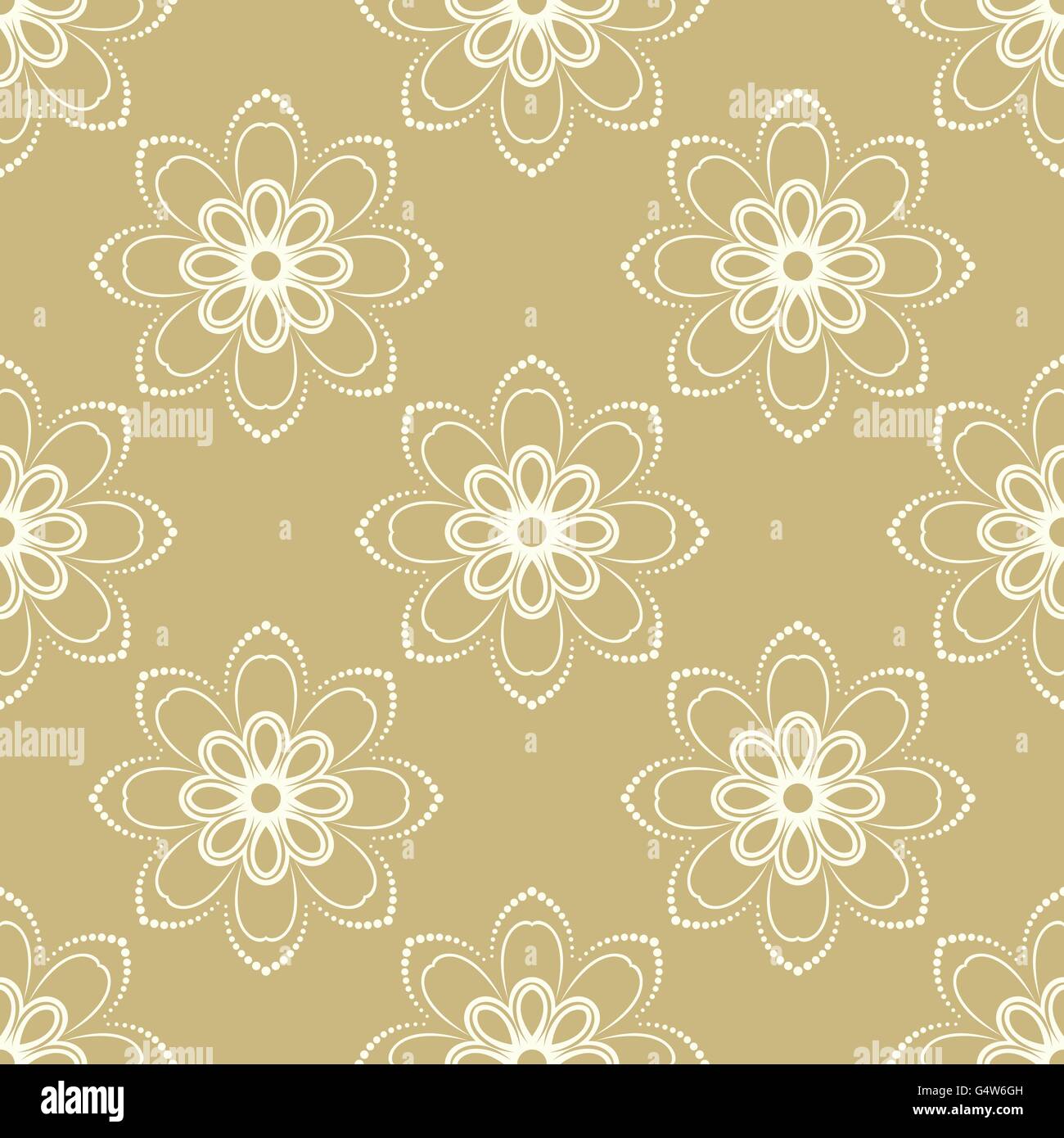 Floral Fine Seamless Vector Pattern Stock Vector Image & Art - Alamy