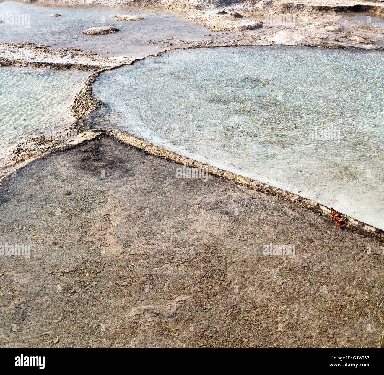 unique abstract in pamukkale turkey asia the old calcium bath and ...