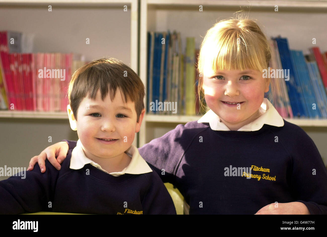 Henry Williamson, 4 and Amy Walton aged 6 who performed a Royal ...