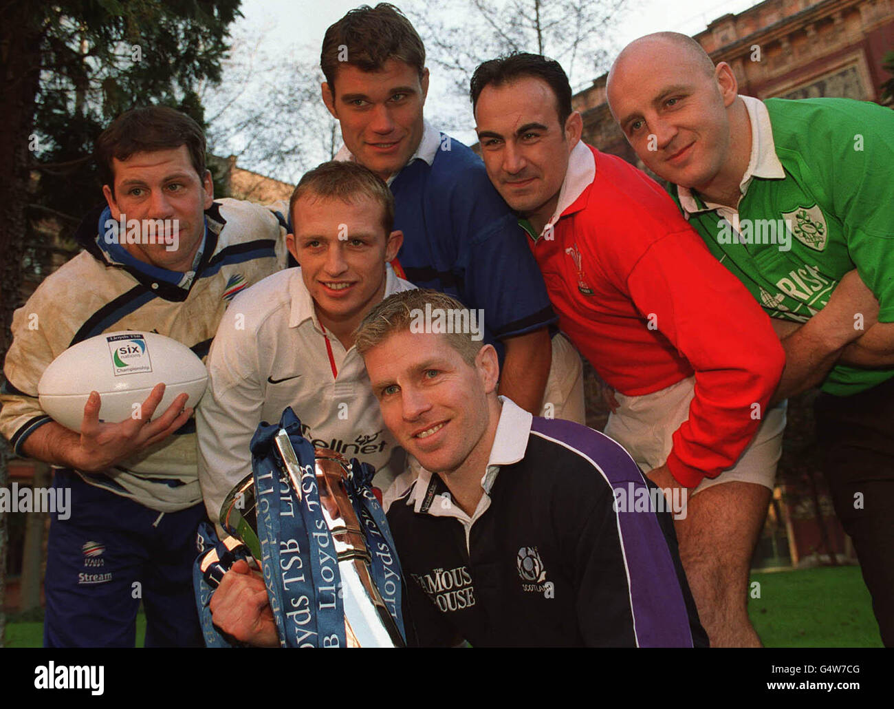 Rugby union holding trophy smiling sport hi-res stock photography and ...