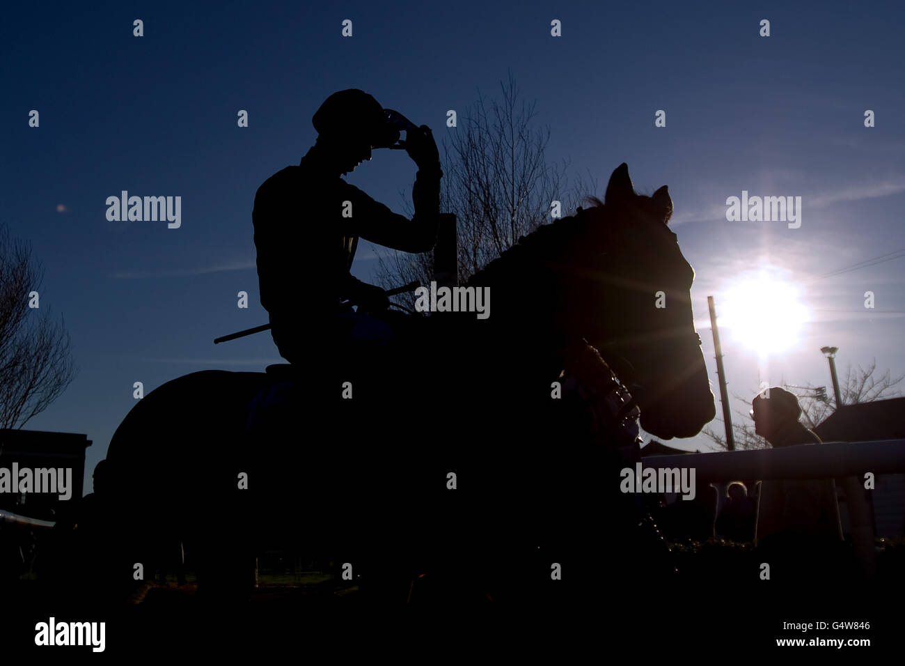 Horse Racing - Catterick Bridge Stock Photo - Alamy
