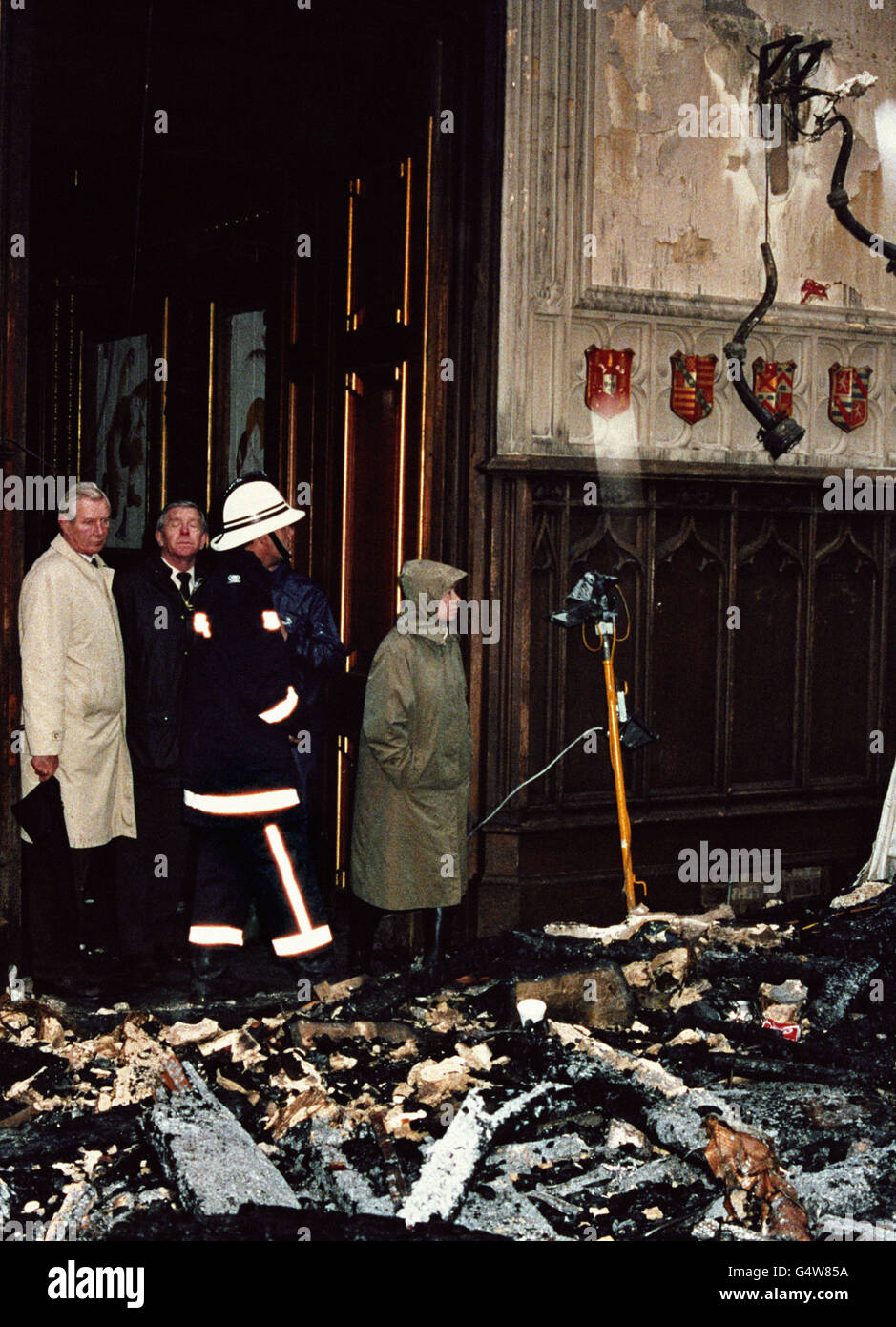 Disasters and Accidents - Windsor Castle Fire - Windsor Stock Photo - Alamy