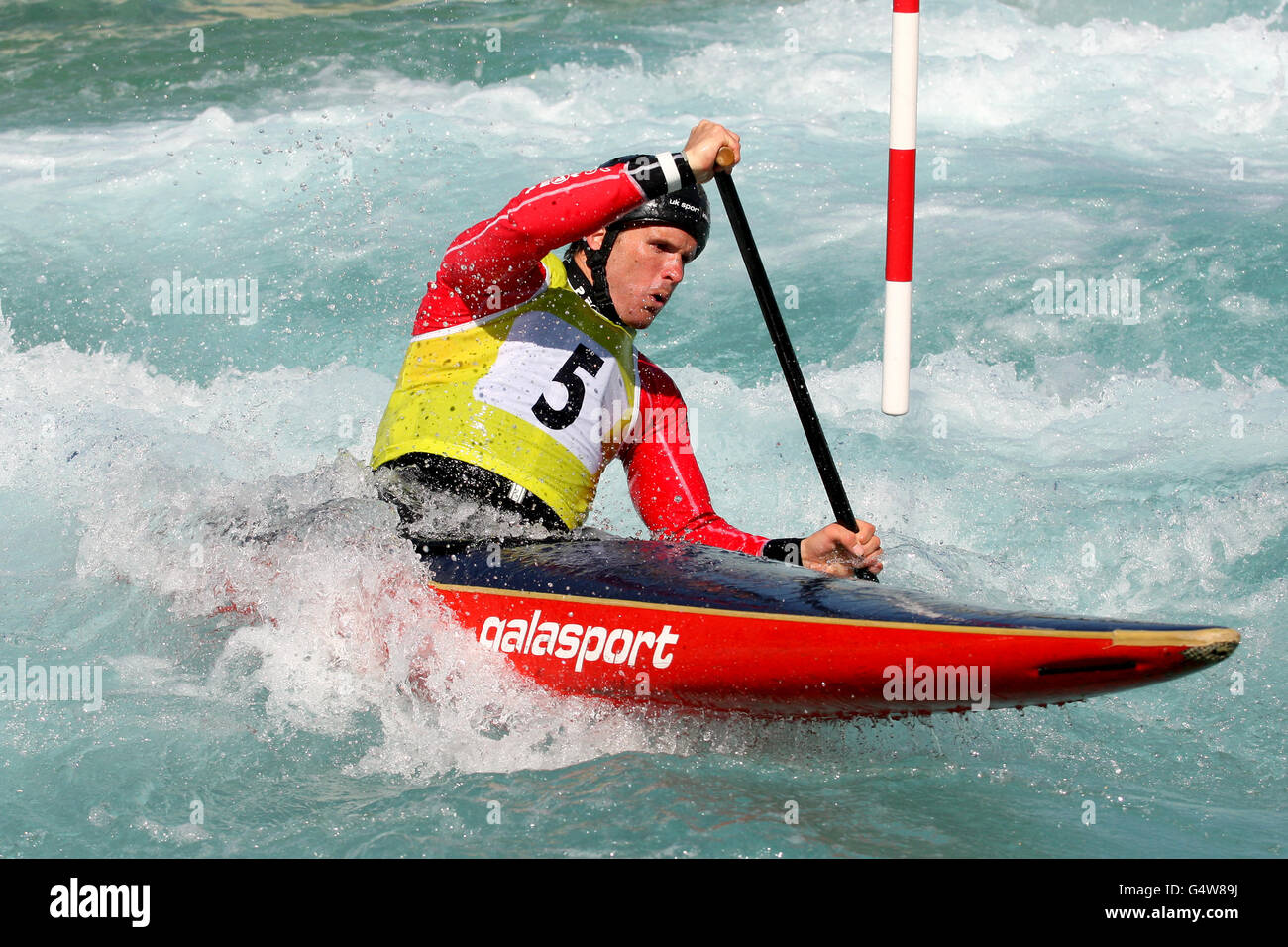 Canoeing - Team GB Slalom Selection - Lee Valley White Water Park Stock ...