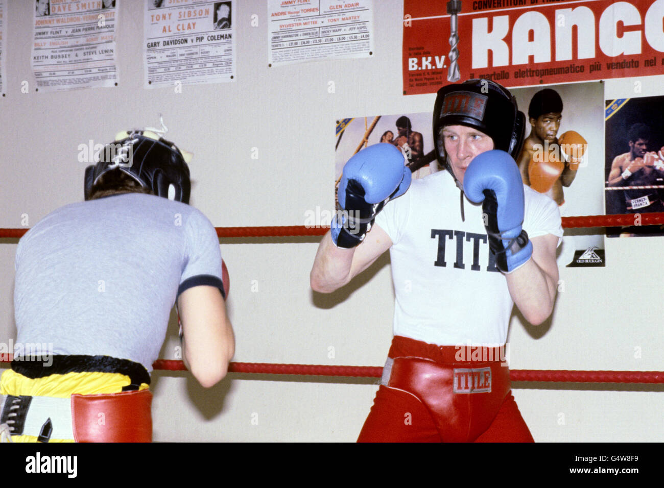 Boxing - WBC Lightweight Title - Jim Watt - Training - Royal Oak ...