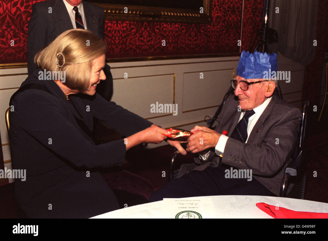 The Duchess of Kent greeting World War I veterans from the 'Not ...