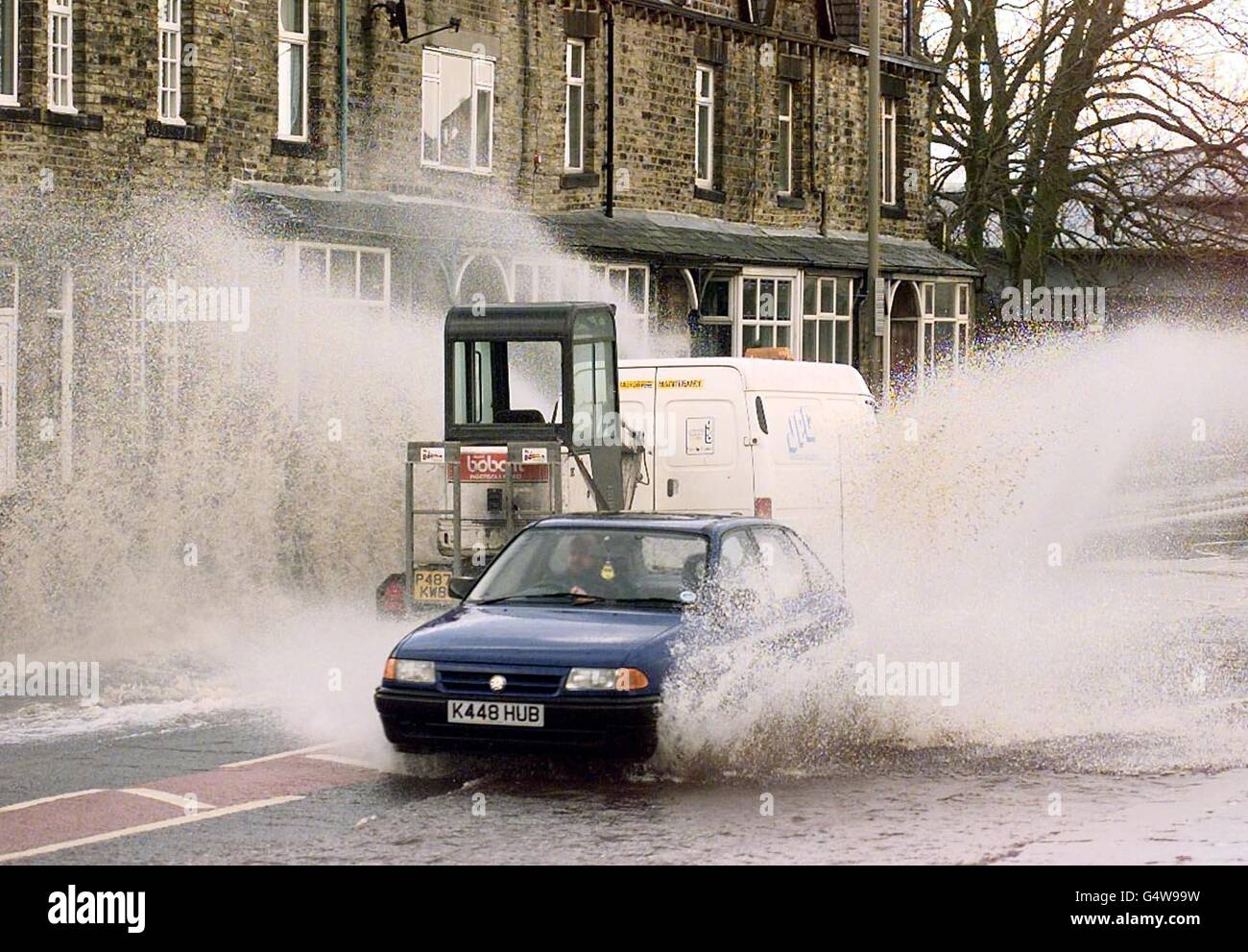Torrential overnight rain and gale force winds which caused flooding in ...