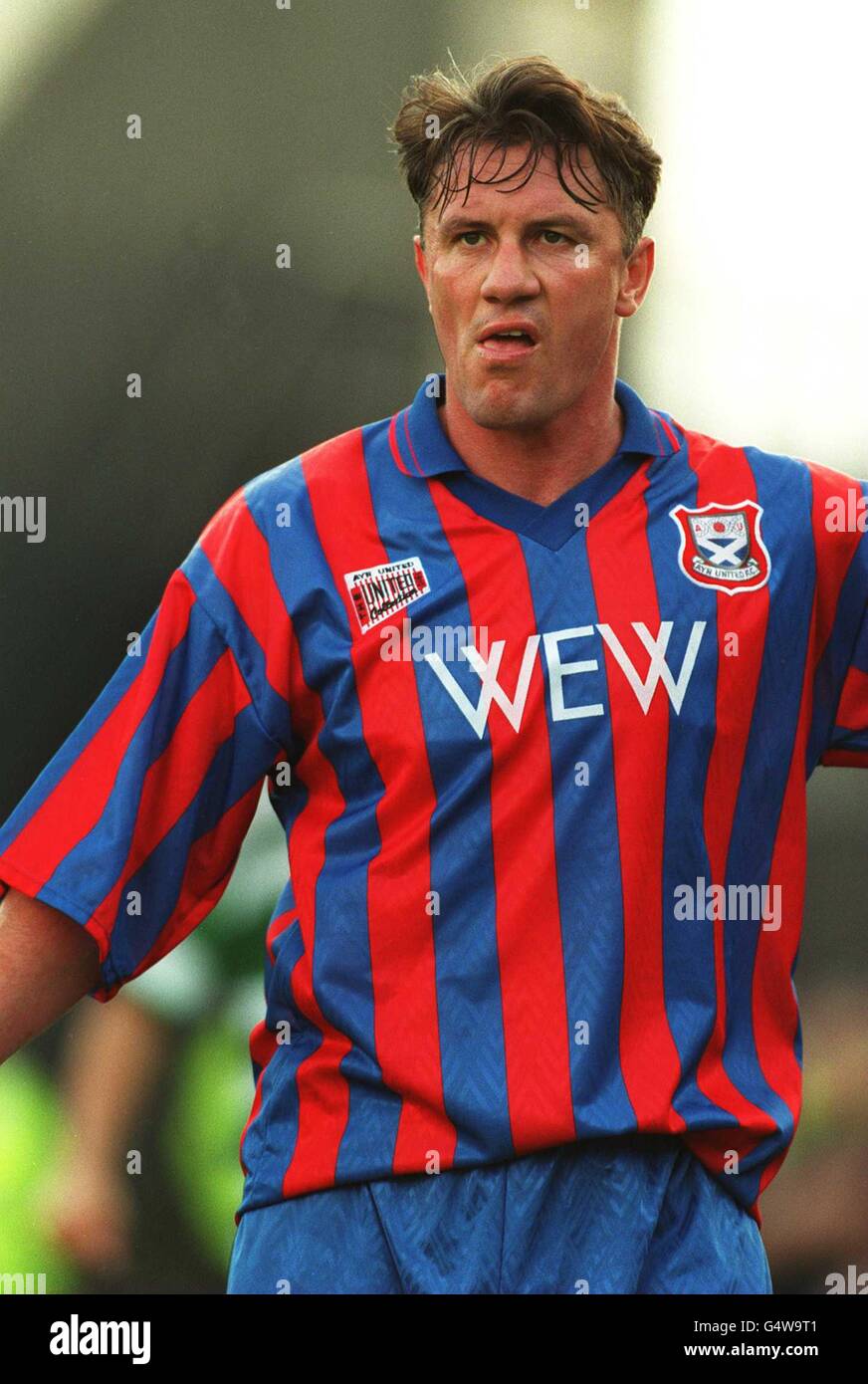 19-AUG-95 ... Scottish Soccer ... Simon Stainrod, Ayr United Stock ...