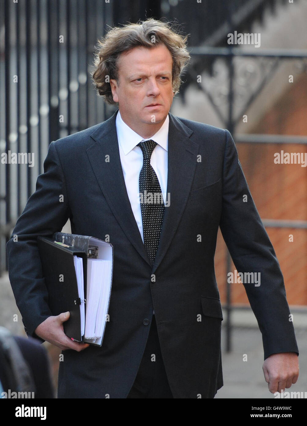 Daily Mirror Editor Richard Wallace arrives at the Leveson Inquiry in ...