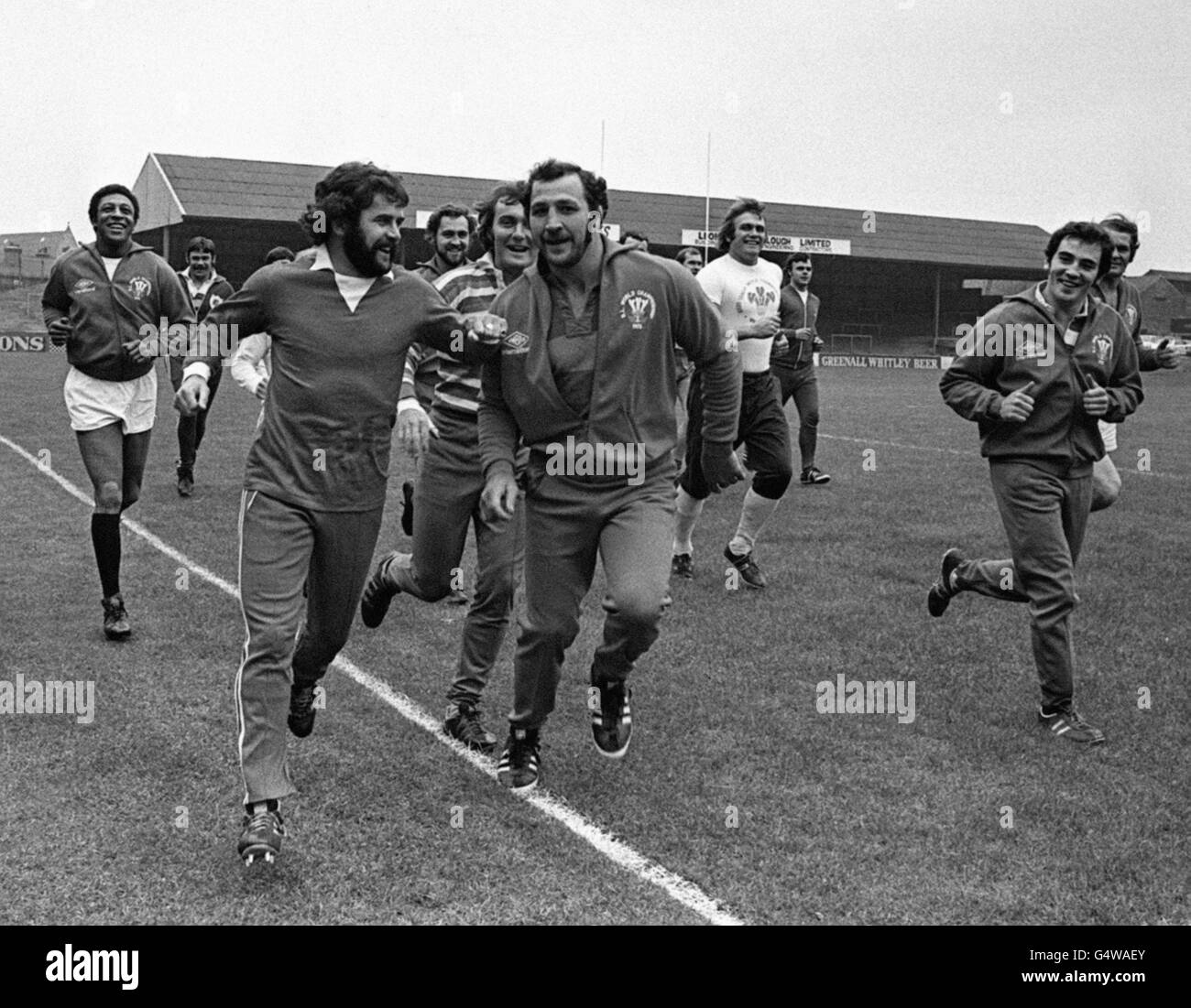 Shares a few words with tony fisher centre hi-res stock photography and ...