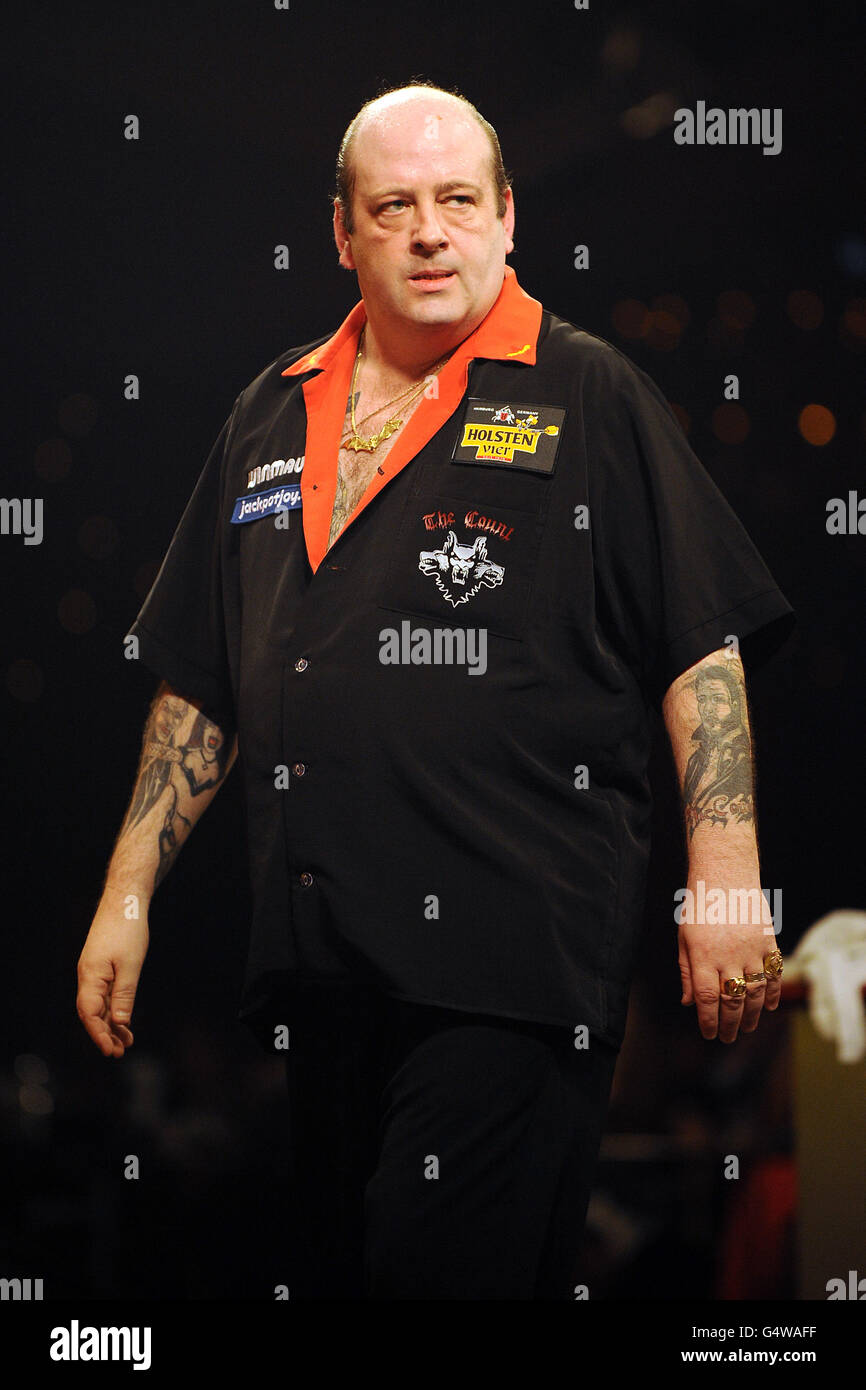 England's Ted Hankey during his second round match during the BDO World ...
