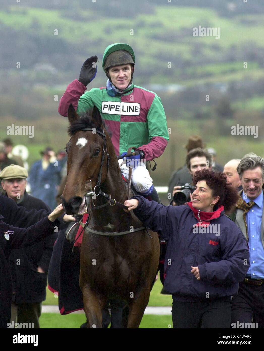 RACING/ McCoy 1000th. Tony McCoy celebrates after gaining his 1000th ...