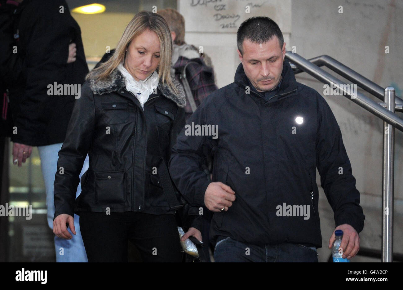 The parents of Nikitta Grender, Paul Brunnock and Marcia Grender, leave ...