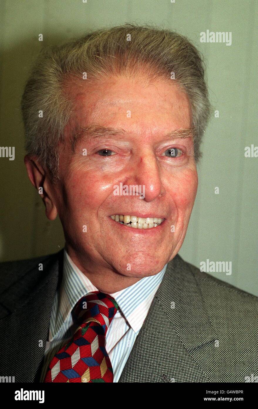 Food critic Egon Ronay. * 18/12/01 The new hospital menu designed by ...