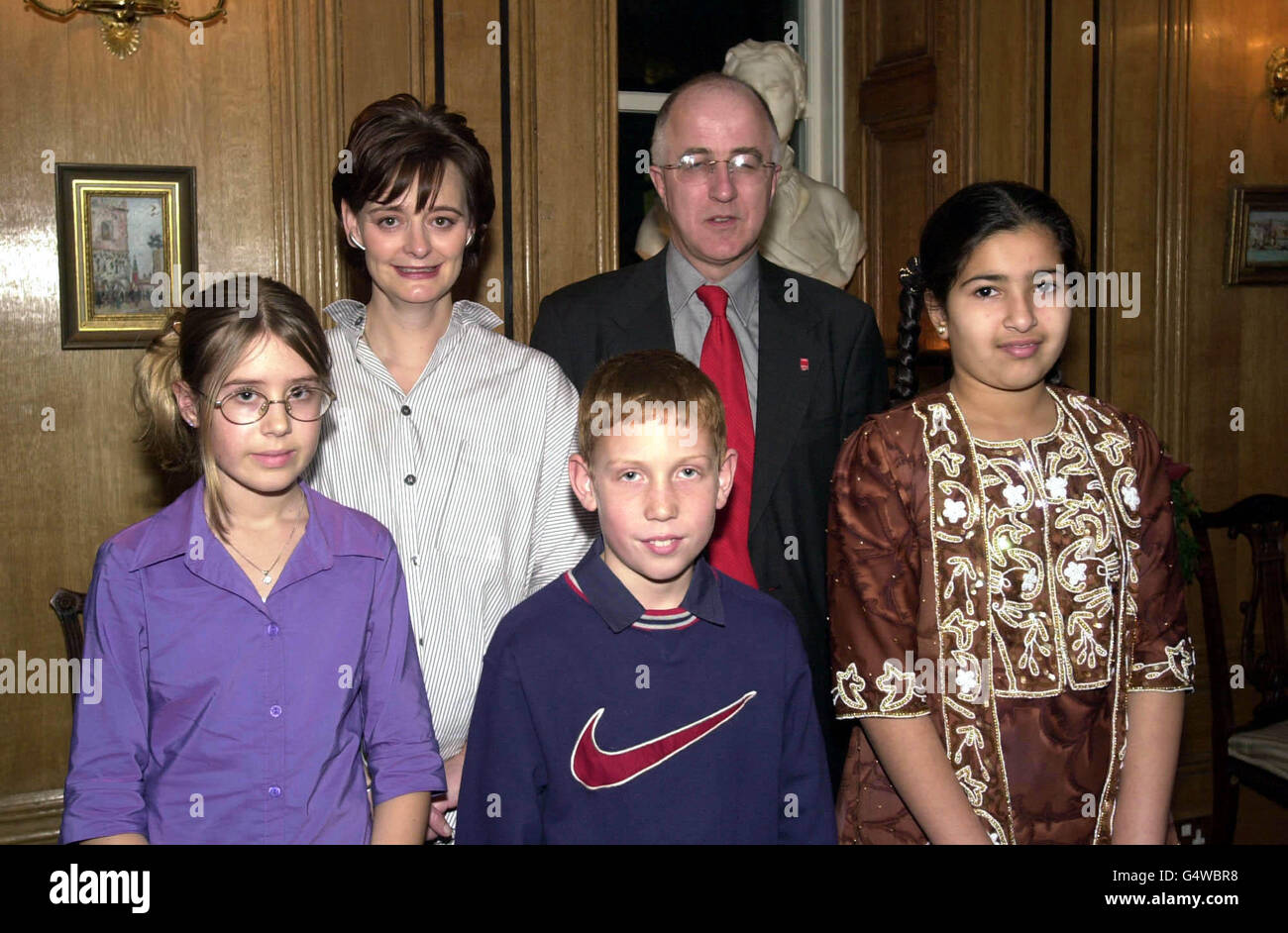 Prime Minister's wife Cherie Blair with Rotherham MP Dr Denis MacShane ...