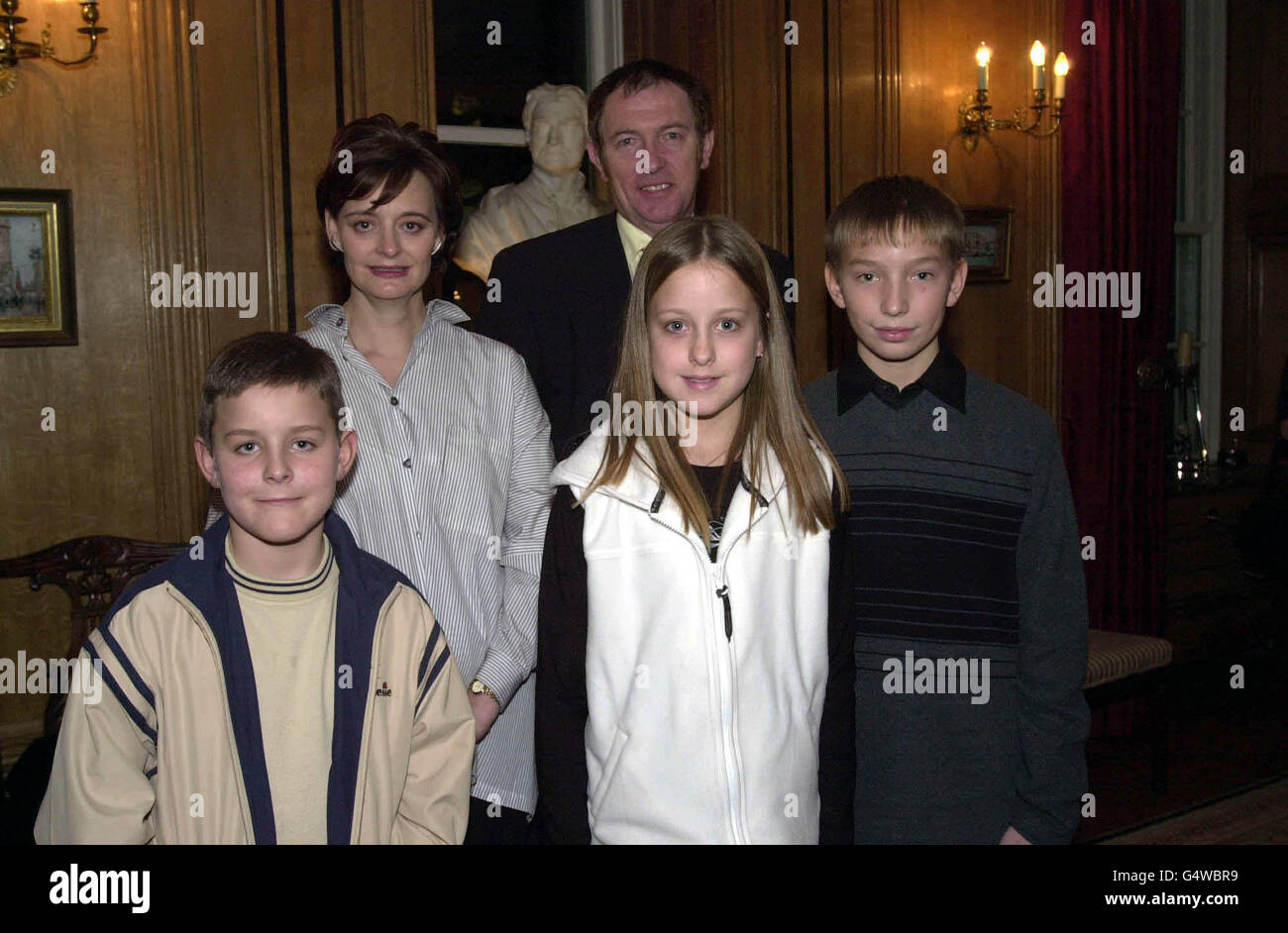 Prime Minister's wife Cherie Blair with Rother Valley MP Kevin Barrow ...