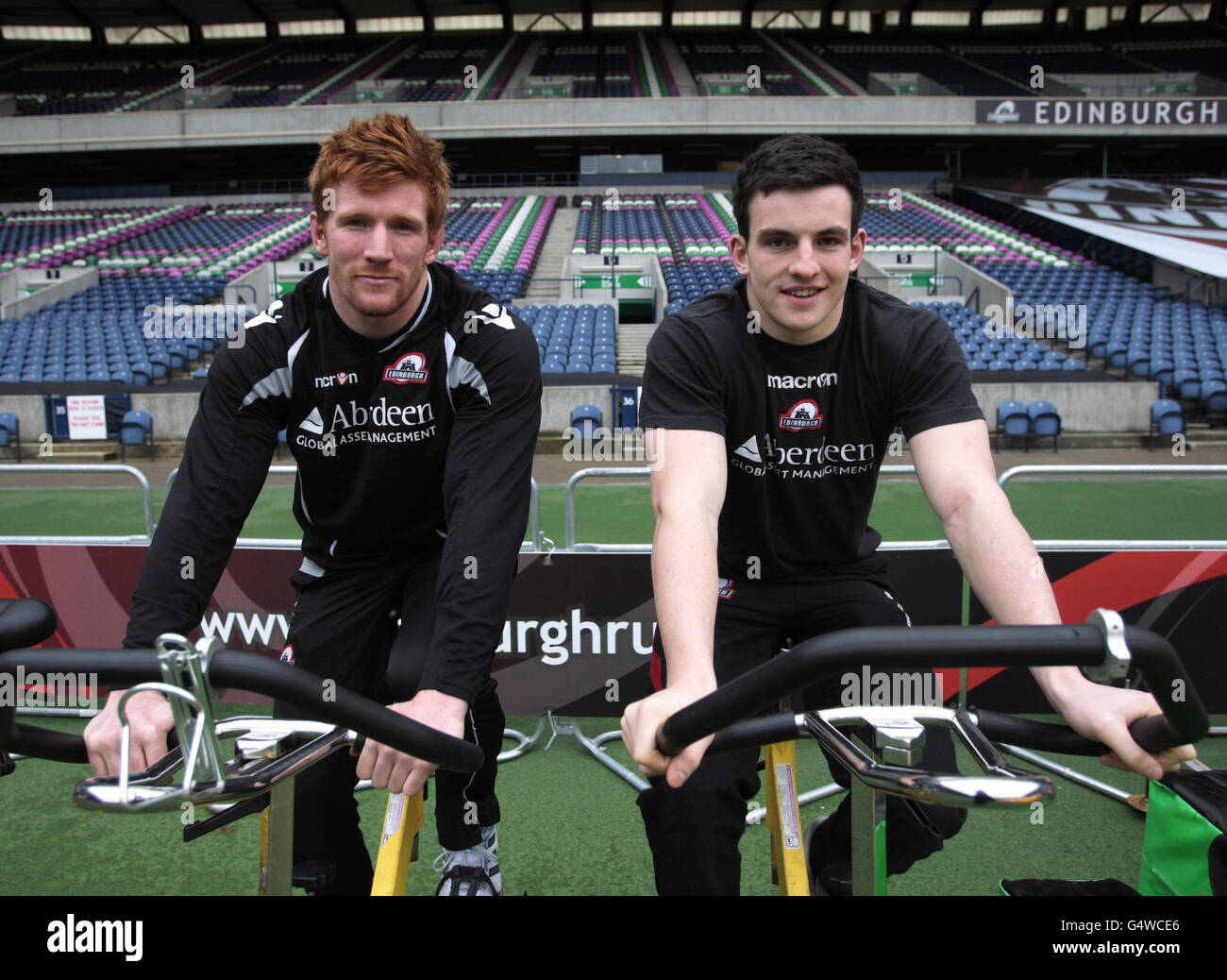 Rugby Union - Edinburgh Rugby Team Announcement - Murrayfield Stock ...