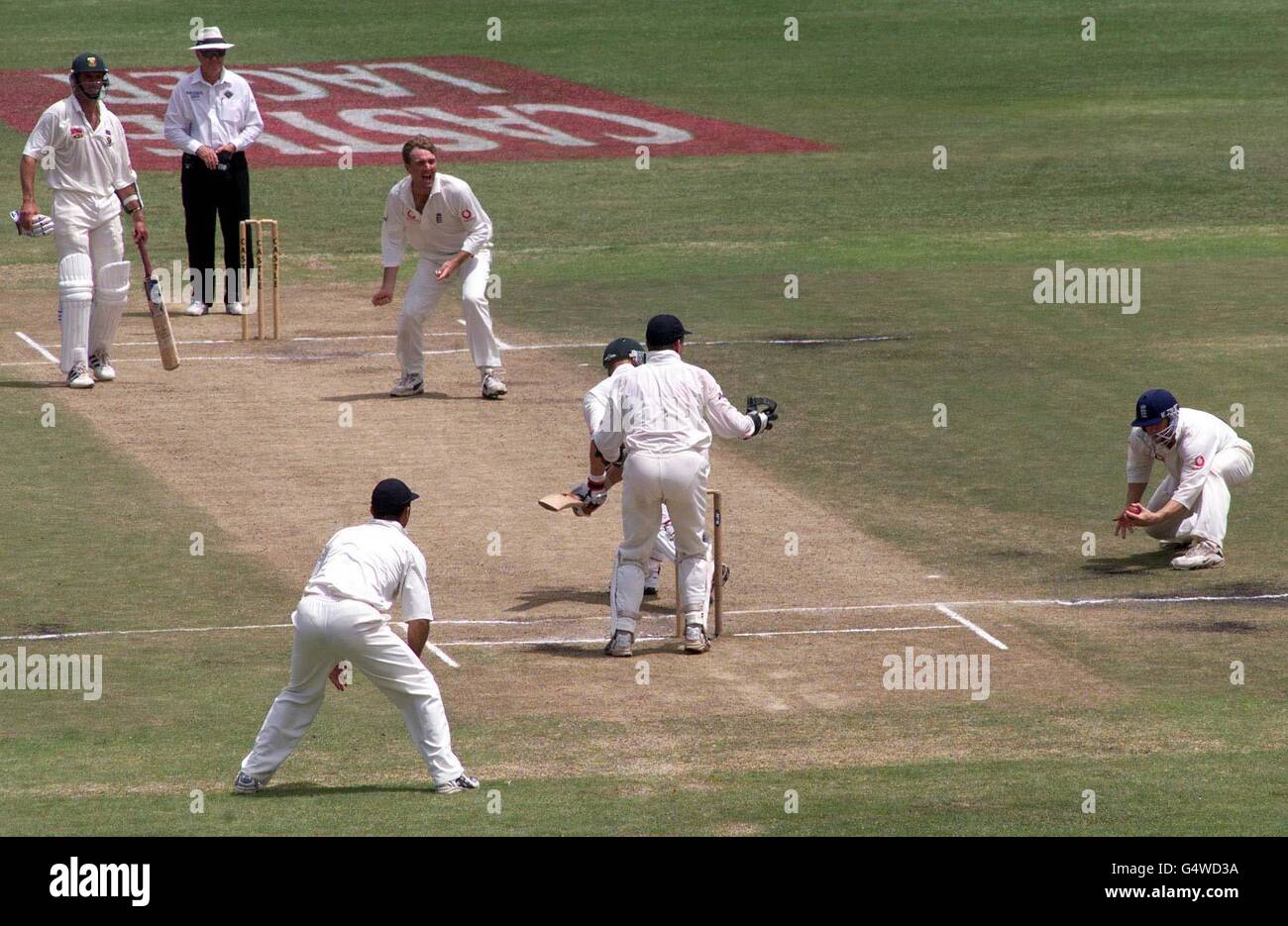 England's Darren Maddy catches out South Africa's Lance Klusener for 13 ...