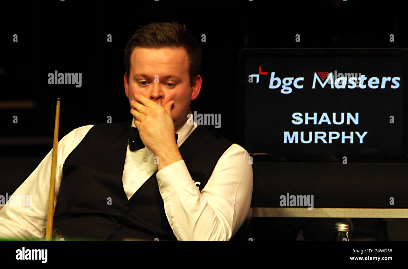 Shaun murphy final masters 2012 alexandra palace hi-res stock ...
