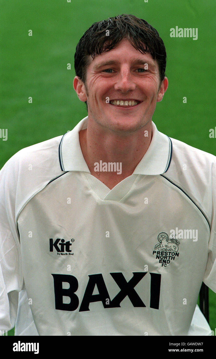 Preston FC Jon Macken Stock Photo - Alamy
