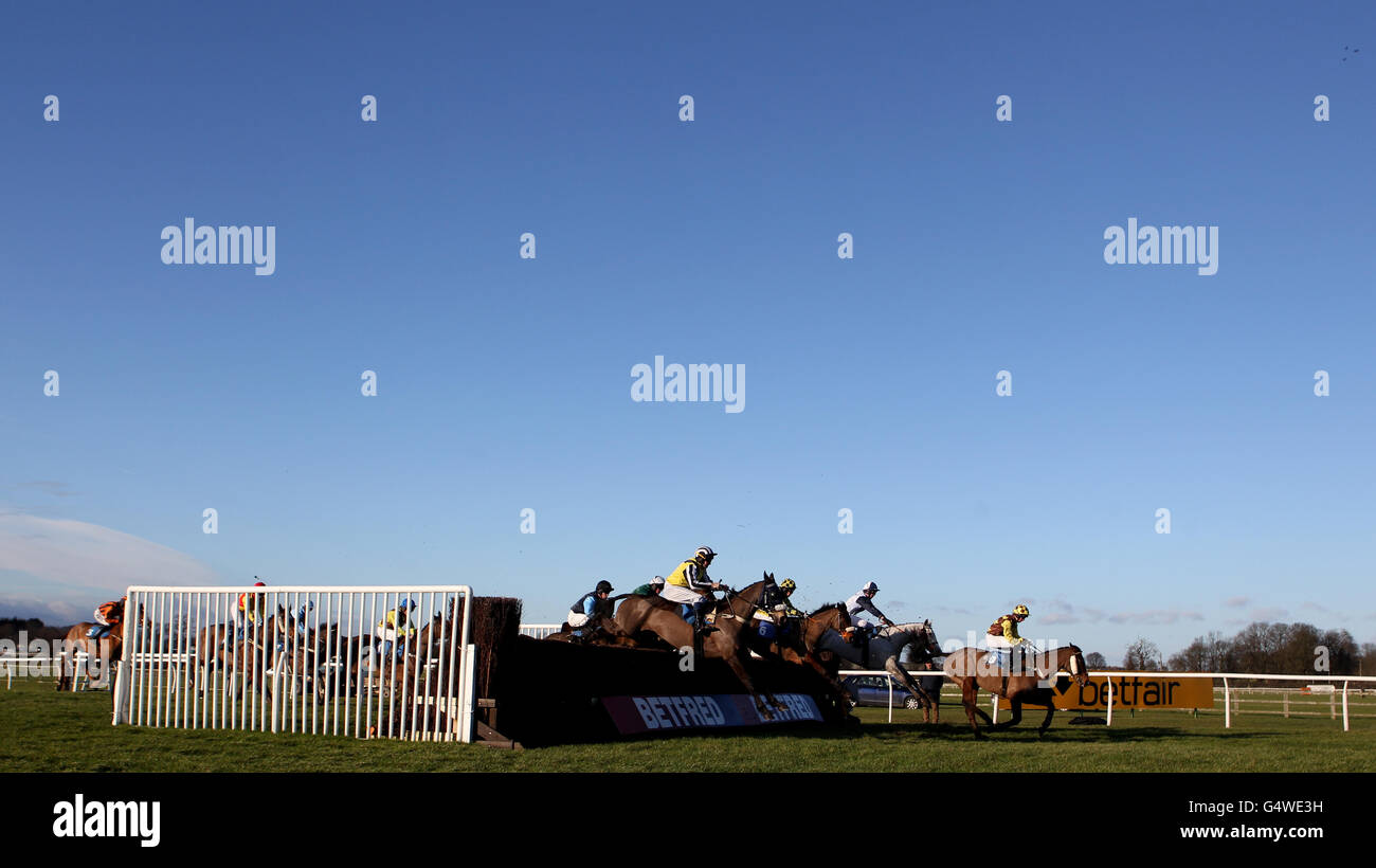 Horse Racing - Weekday Racing - Wetherby Racecourse Stock Photo - Alamy