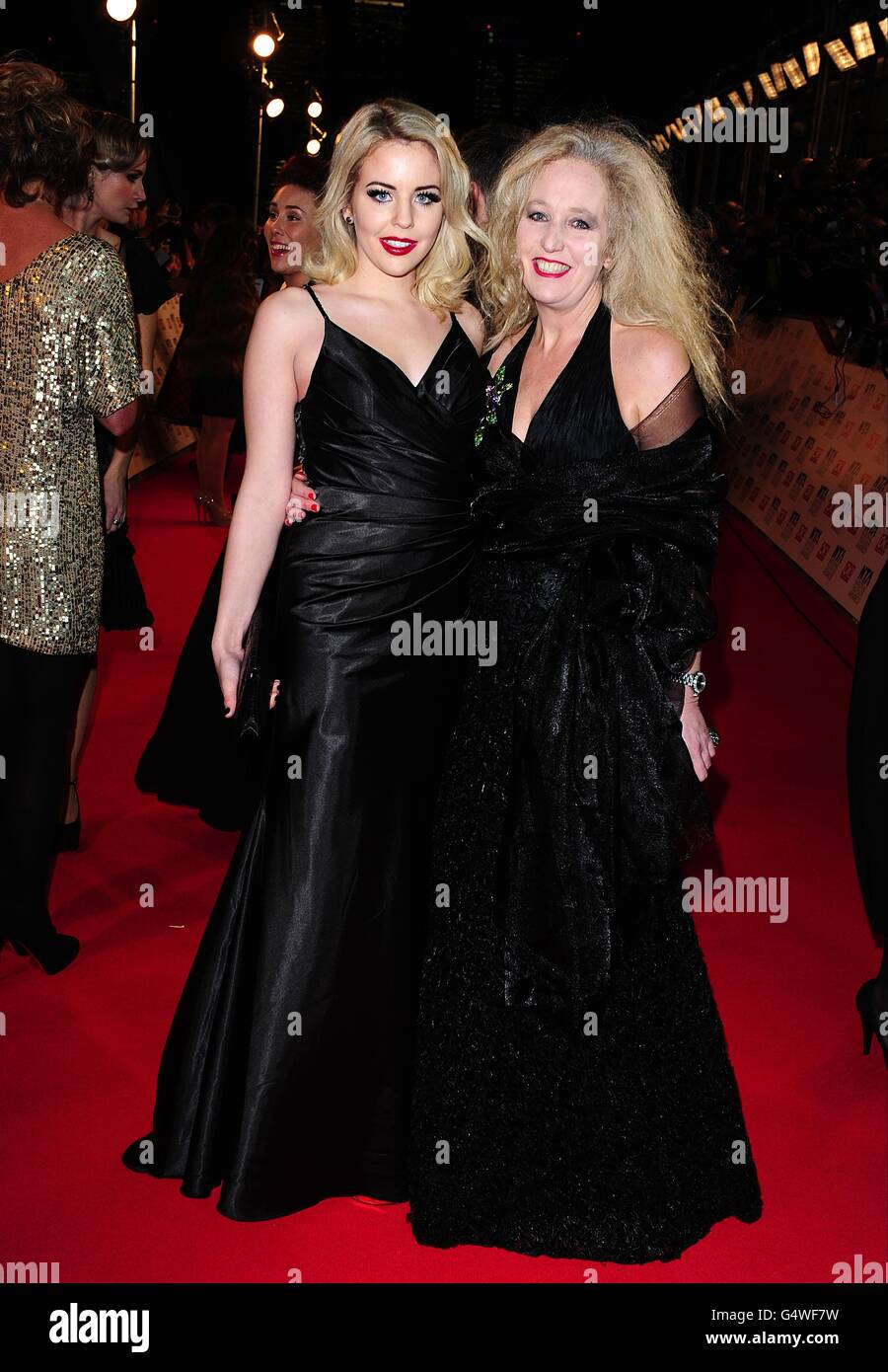 Lydia and Debbie Bright arriving for the 2012 NTA Awards at the O2 ...