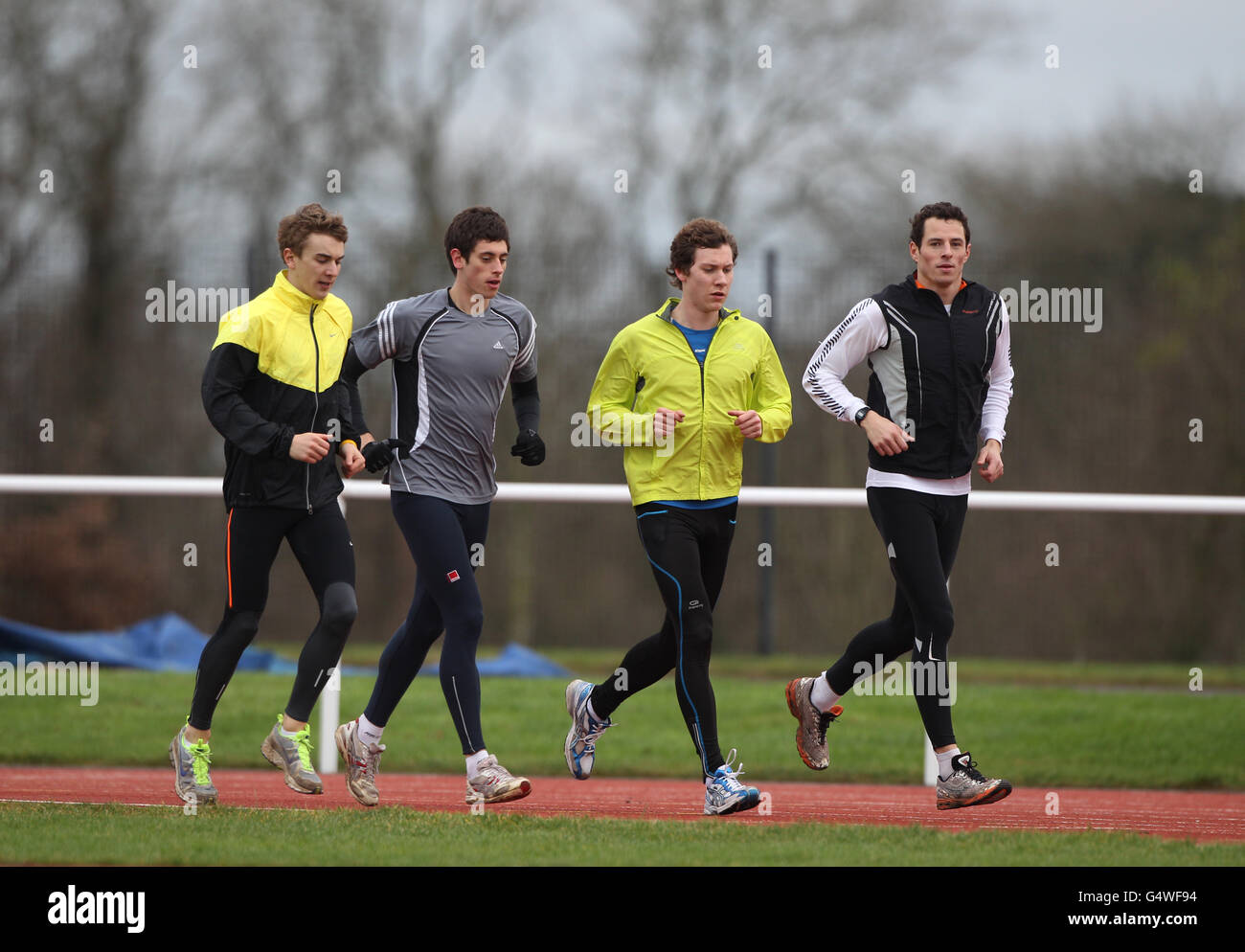 Great Britain's Sam Weale (right) during the Modern Pentathlon team ...